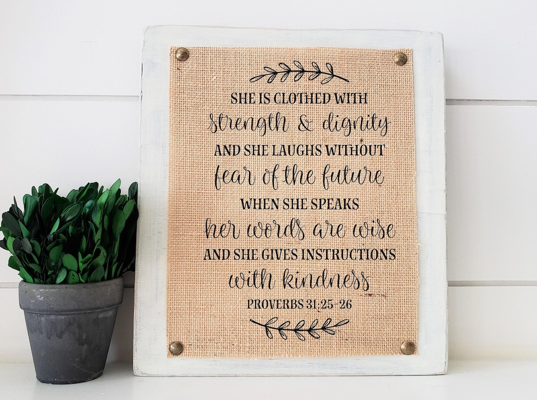 Proverbs 31 Bible Verse Print - Etsy