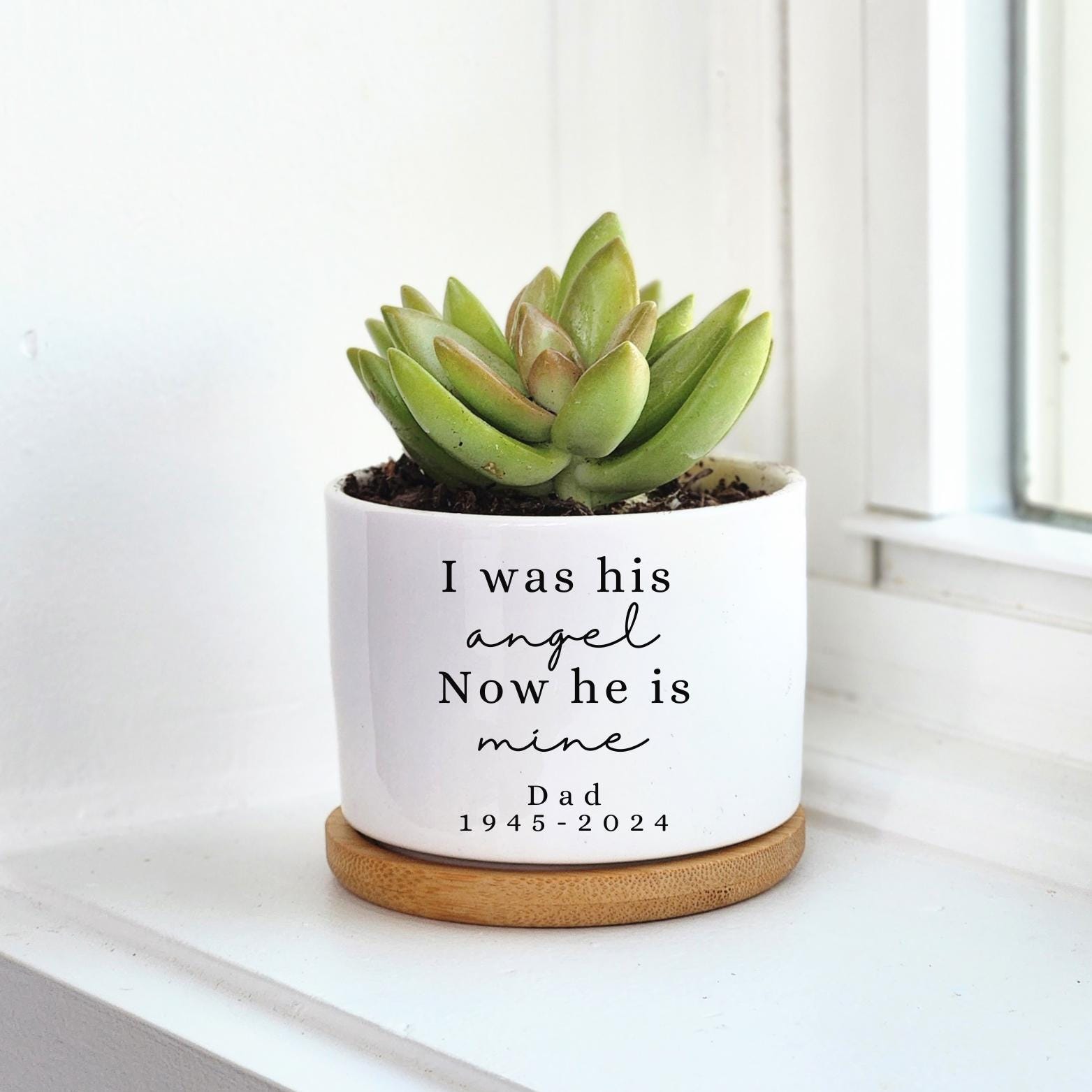 Loss of Father, Memorial Planter, Sympathy Gift for Passing of Dad ...