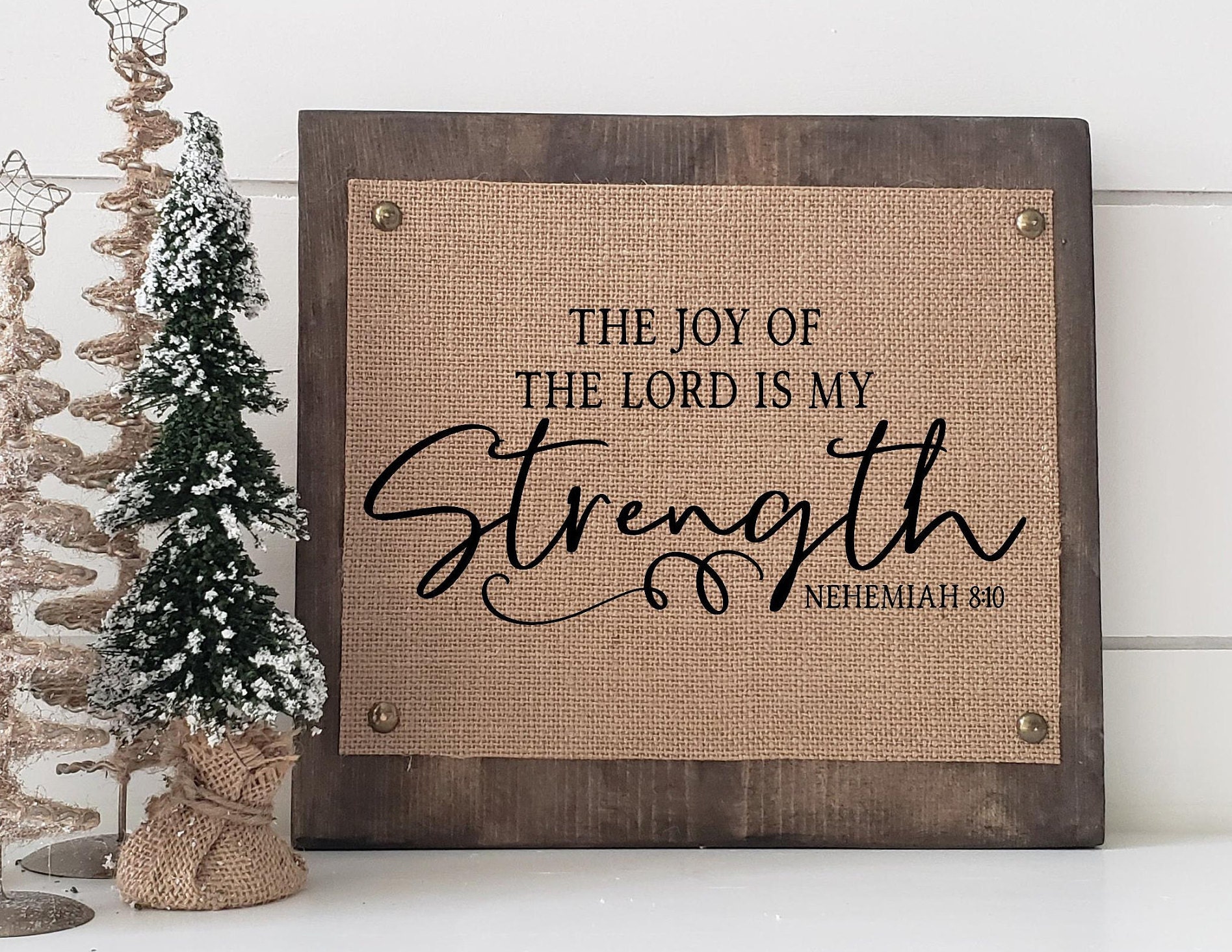 The Joy of the Lord is My Strength, Scripture Wall Art, Scipture Wall ...