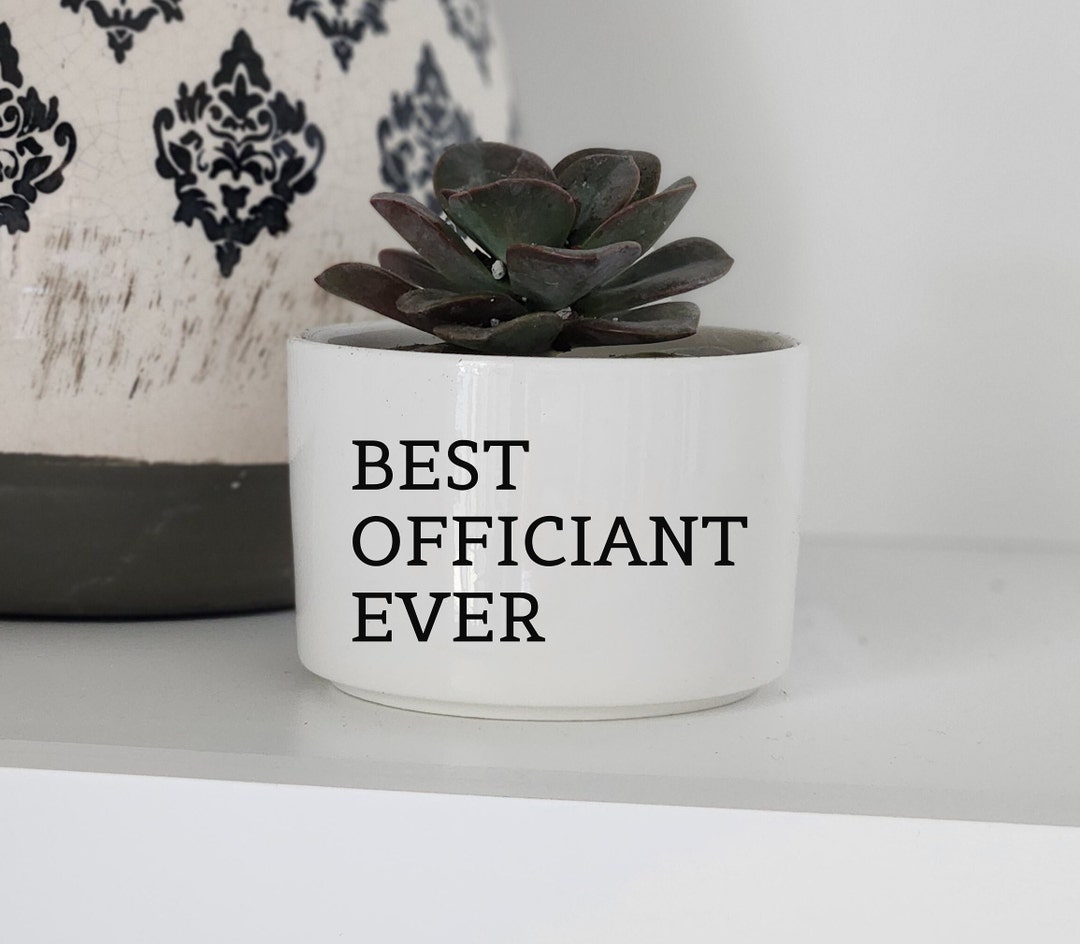 Gift for Officiant, Best Officiant Ever, Personalized Gift for ...