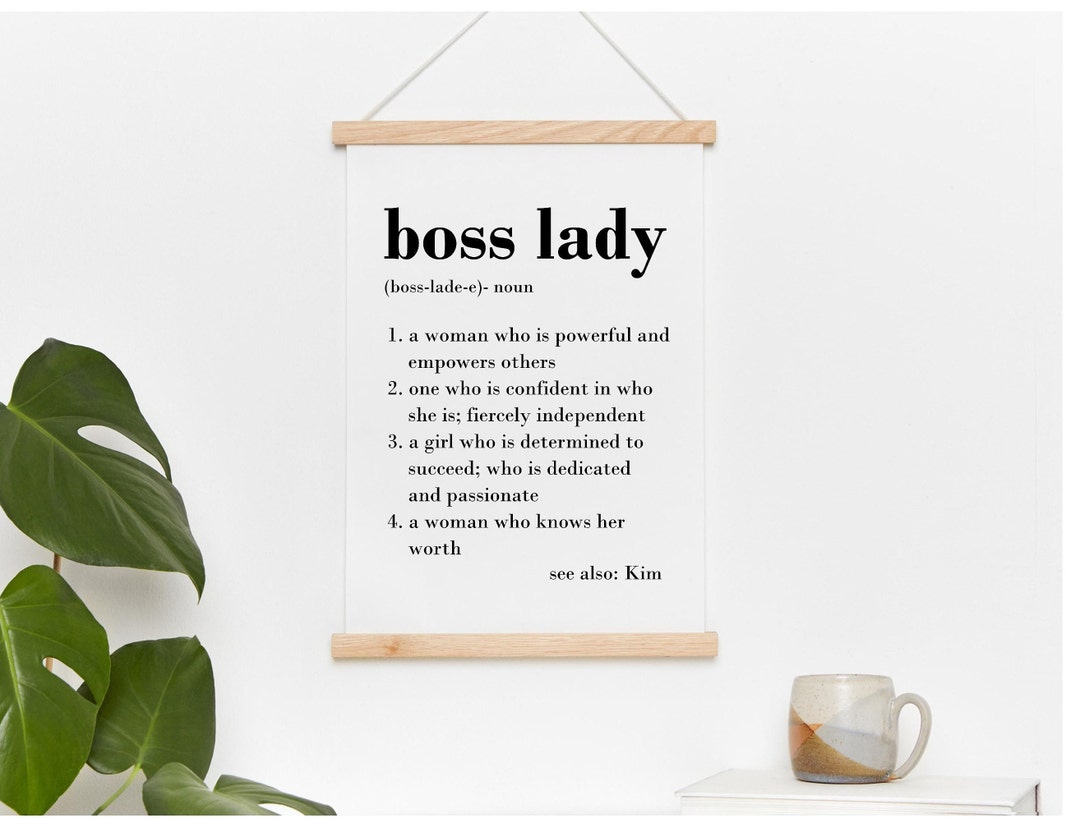 Boss Lady, Gift for Boss, Girl Boss, Boss Leaving Gift, Office Gift for ...