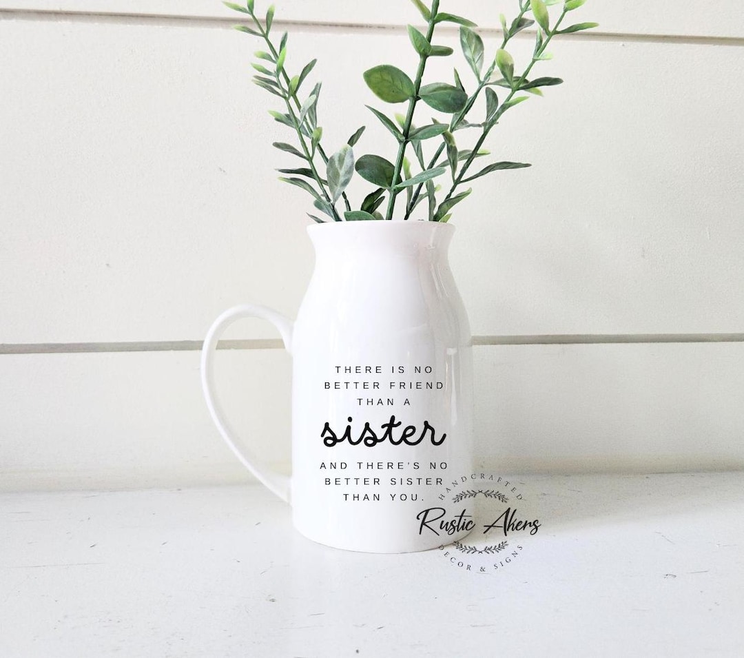 Gift for Sister, Planter Gift for Sister, Vase, Birthday Gift for ...