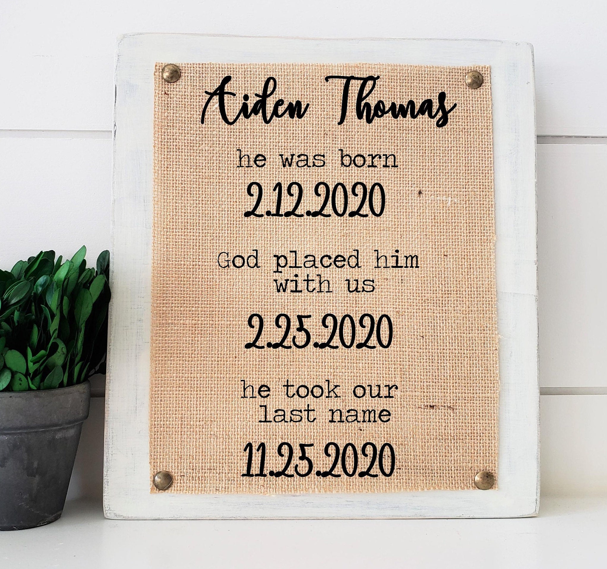 Adoption gifts adoption sign adoption announcement | Etsy