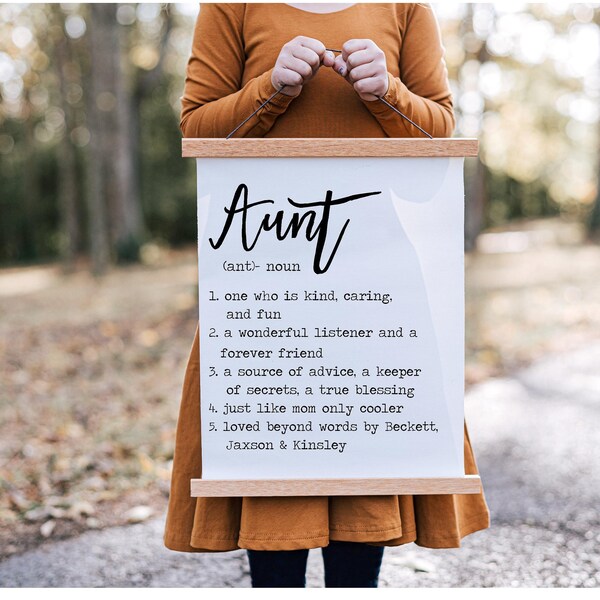 Aunt Sign - Etsy