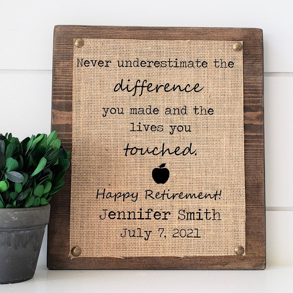 Retirement Plaque - Etsy
