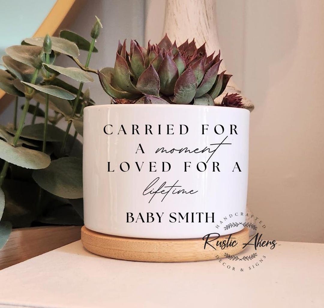 Miscarriage Memorial, Loss of Baby, Carried for A Moment, Miscarriage ...