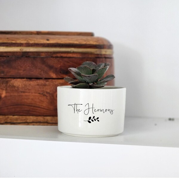 Personalized Planter - Etsy