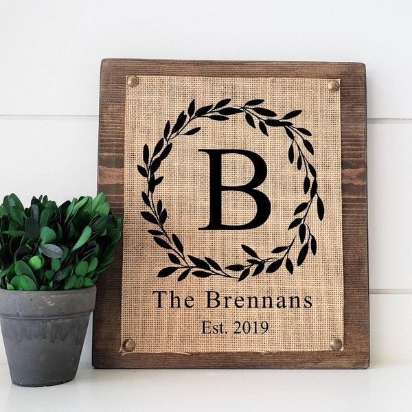 Wedding Burlap Sign - Etsy