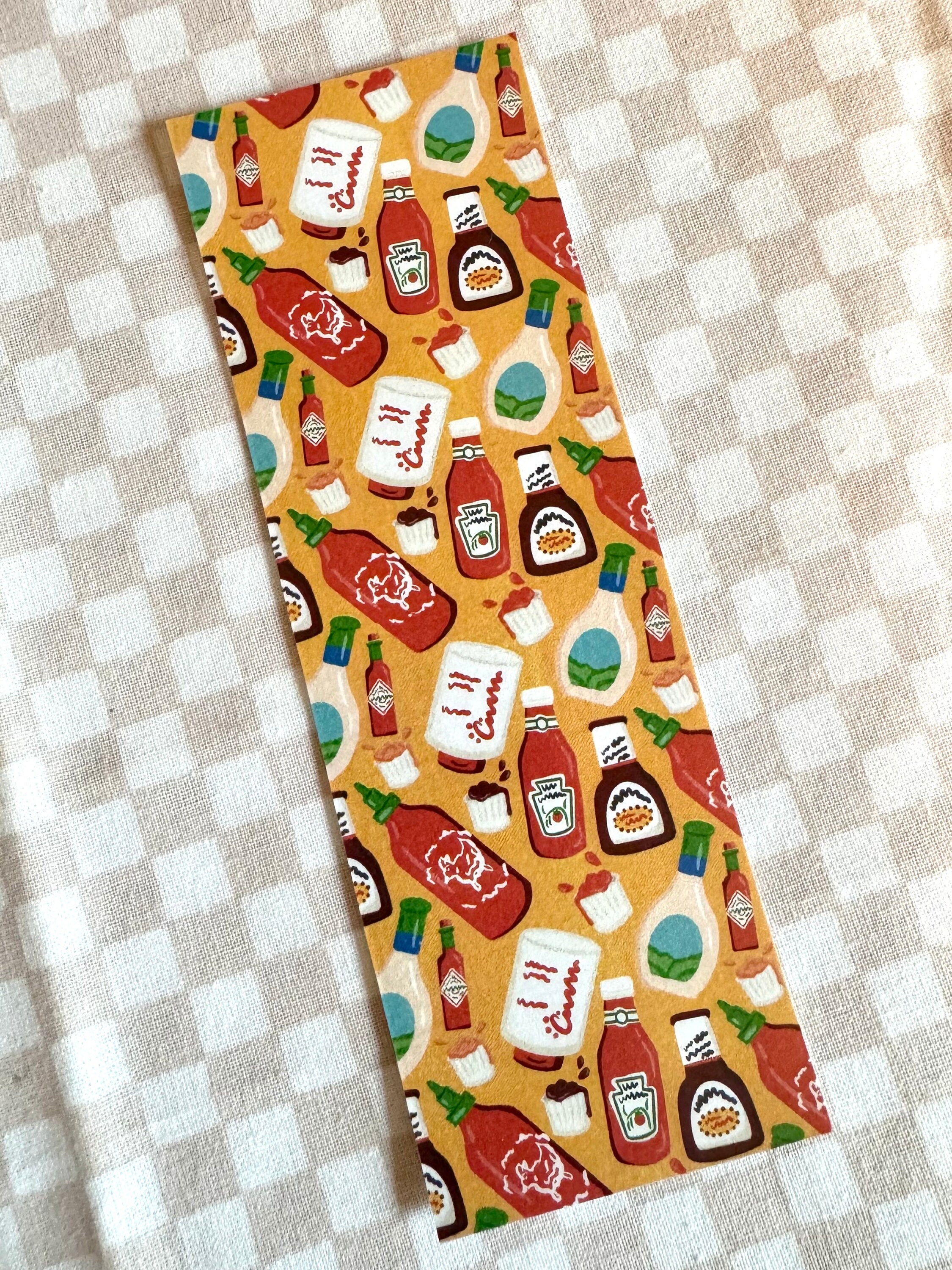 Sauce Boss Ketchup Bbq Ranch Sriracha Hot Tobasco Dip Pattern Laminated ...