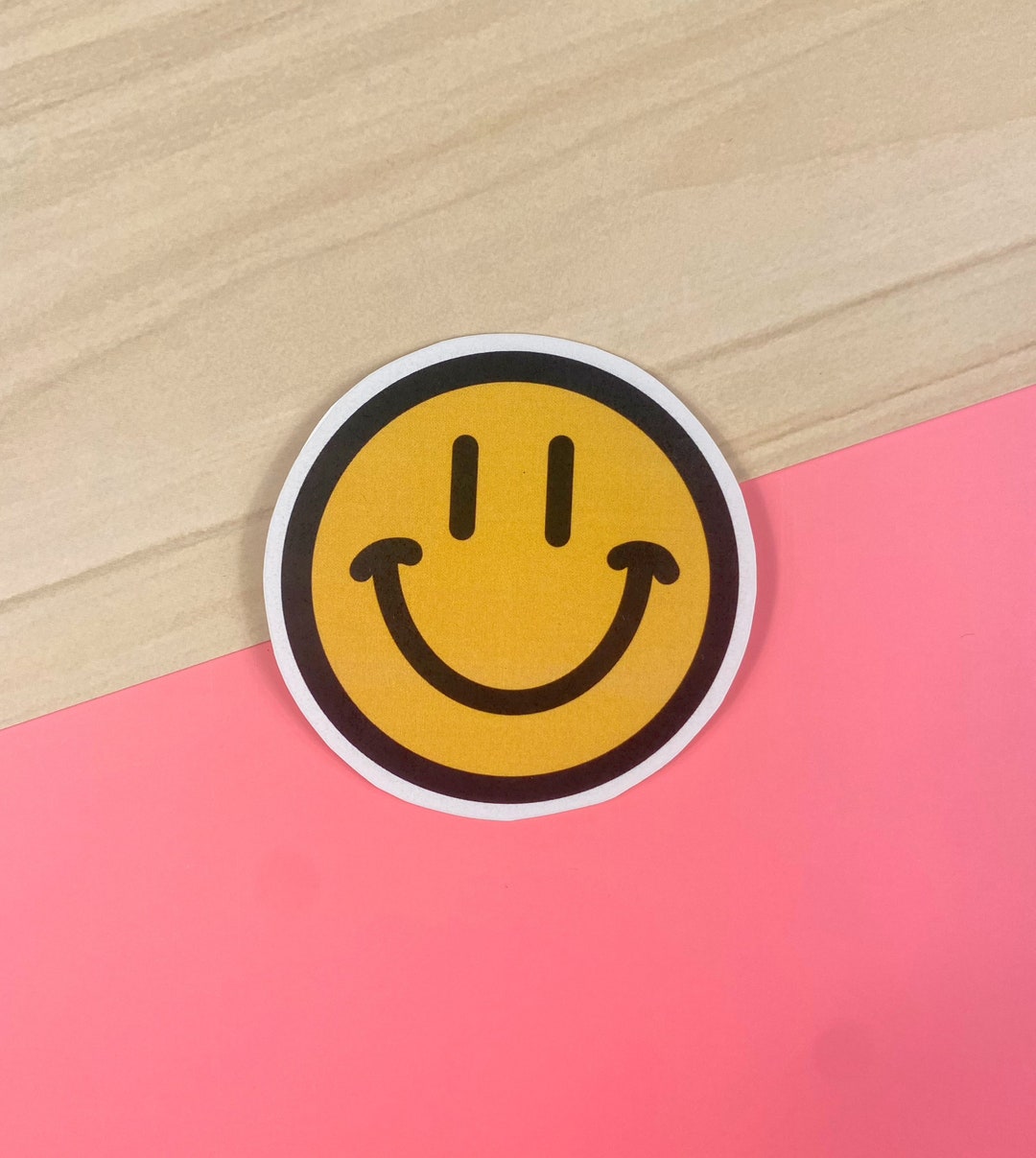 Always Smile Smiley Face Die Cut Sticker Stationery Gift - Etsy