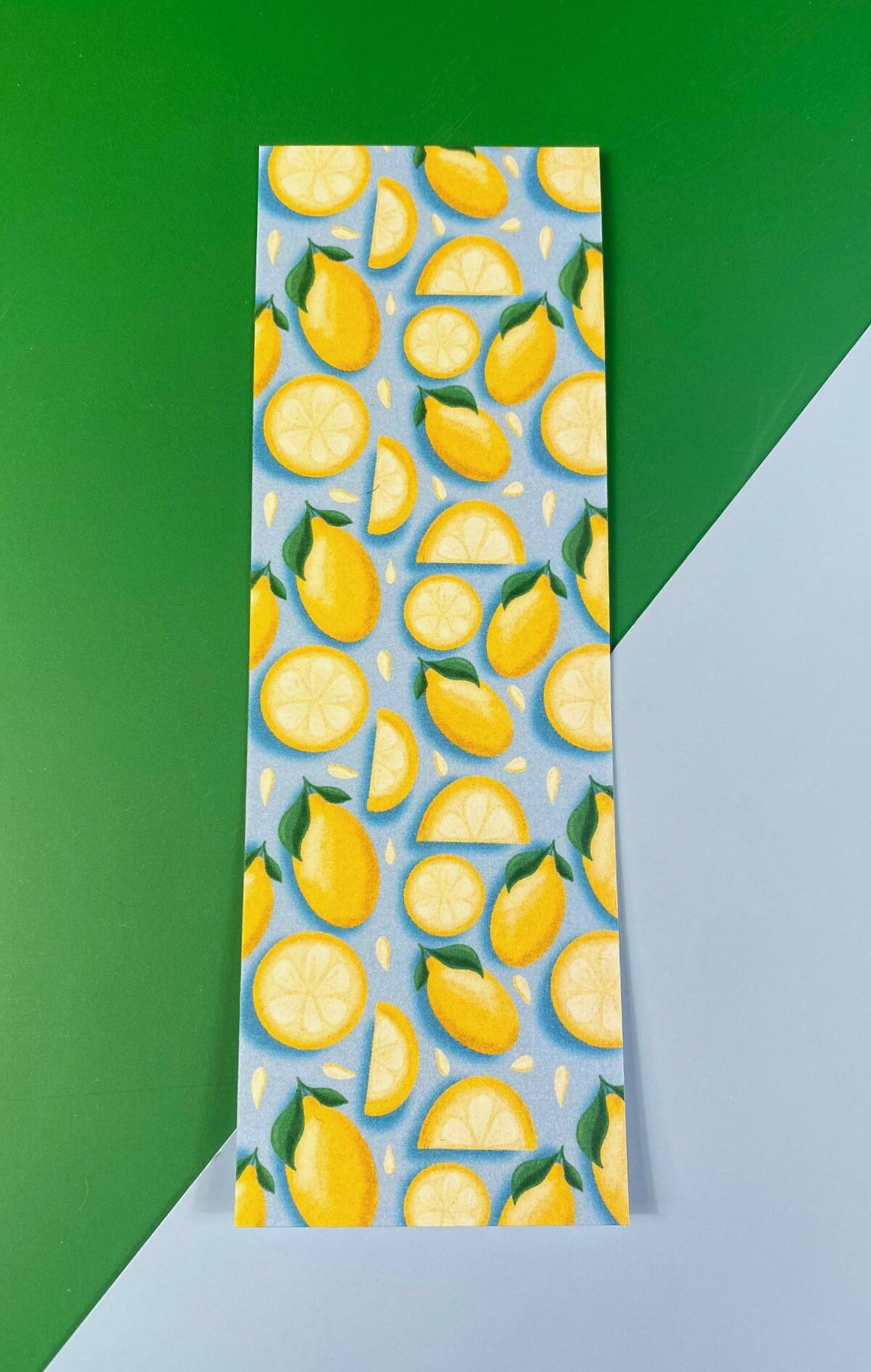 Lemon Squeezy Pattern Stationery Set Fruit Notebook Notepad Bookmark ...
