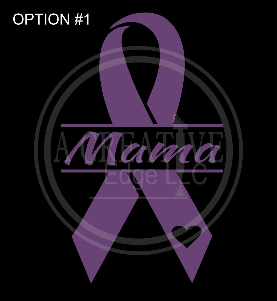 Memorial Personalized Cancer Ribbon With Name #3 Car Decal - Etsy