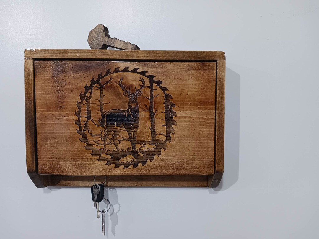 Concealment Box With Key Holder - Etsy