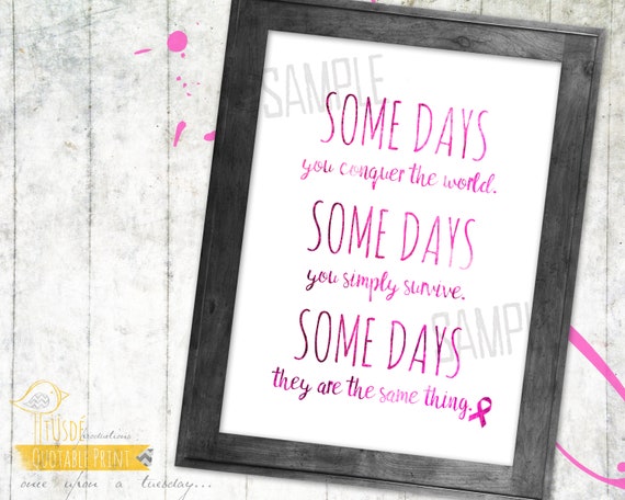 Some Days 5x7 Simplified Version Inspirational Print | Etsy