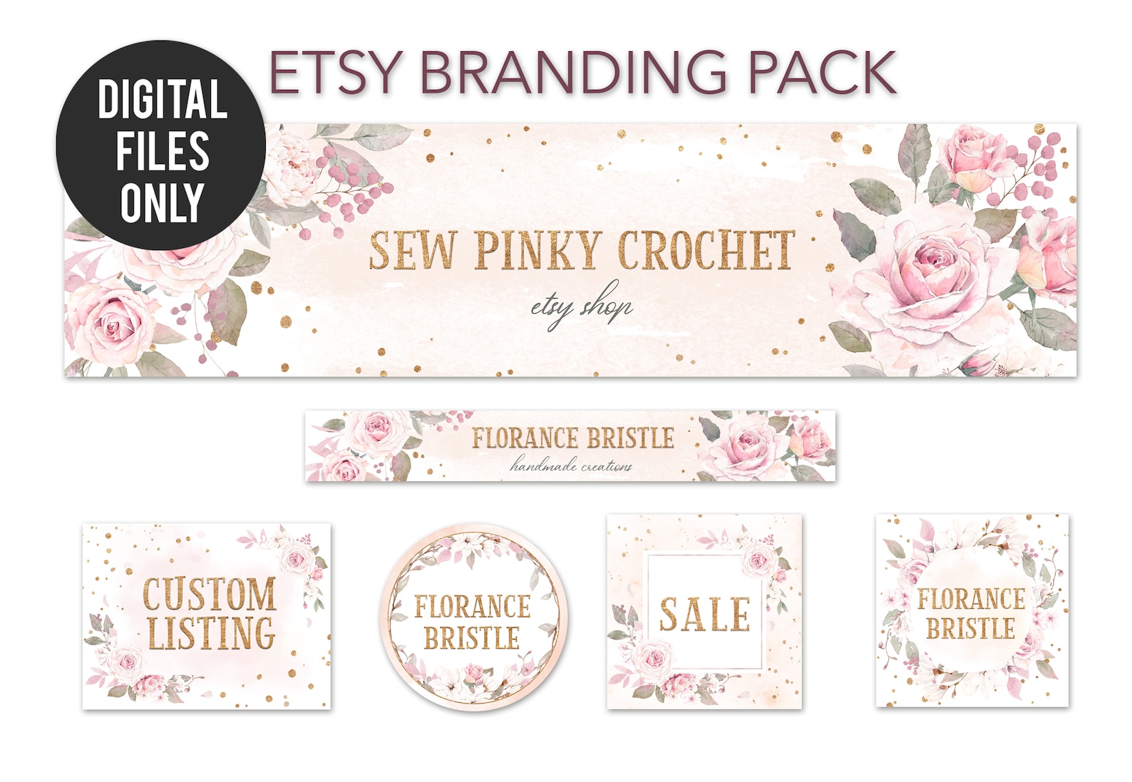Etsy Branding Kit Etsy Store Set Etsy Shop Kit Etsy Cover | Etsy