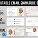 DIY Aesthetic Email Signature Editable Email Image Email - Etsy