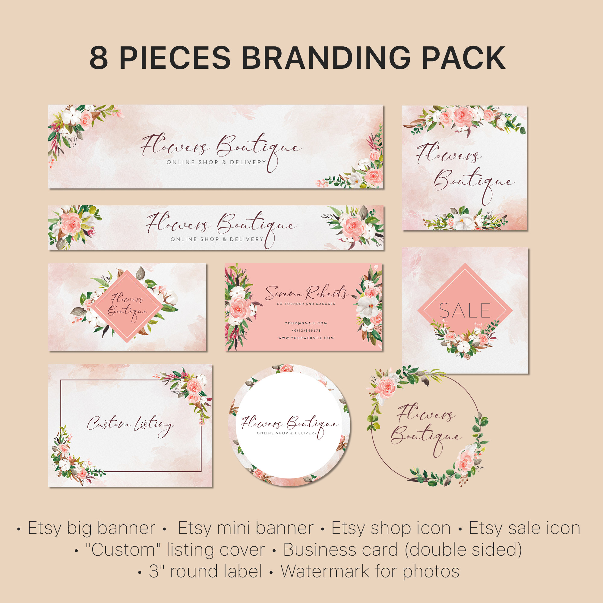 Etsy Branding Kit Etsy Store Set Etsy Shop Kit Etsy Cover | Etsy