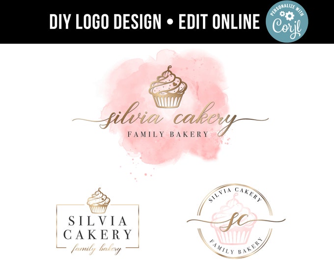 Beautiful Premade Bakery Logo Design Cake Logo Design Pastry Logo