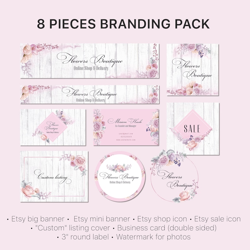 Etsy Branding Kit Etsy Store Set Etsy Shop Kit Etsy Cover - Etsy UK