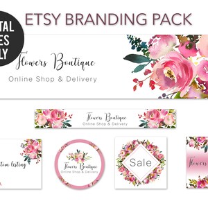 Etsy Branding Kit, Etsy Shop Set, Etsy Shop Kit, Etsy Cover Package ...