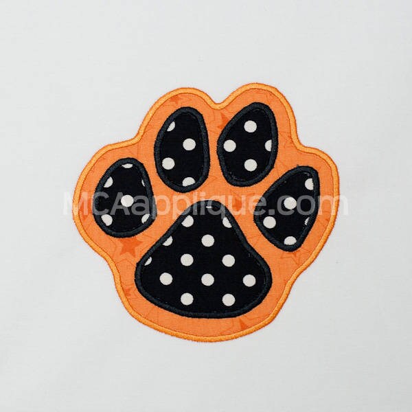Paw Print Applique - Etsy