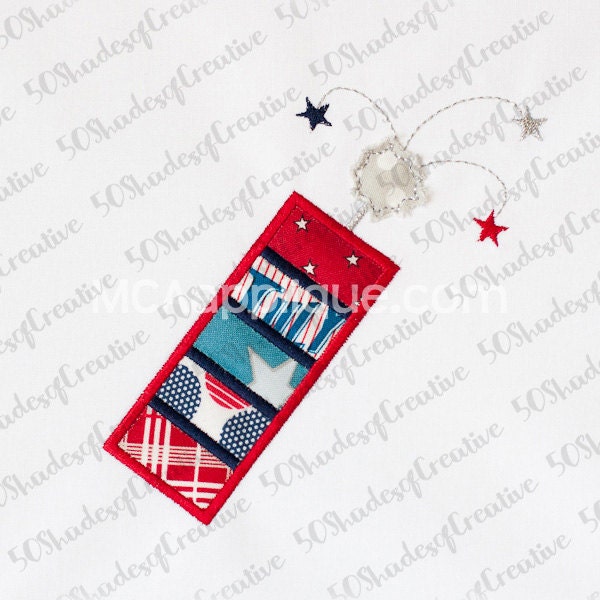 Firecracker Applique - Etsy
