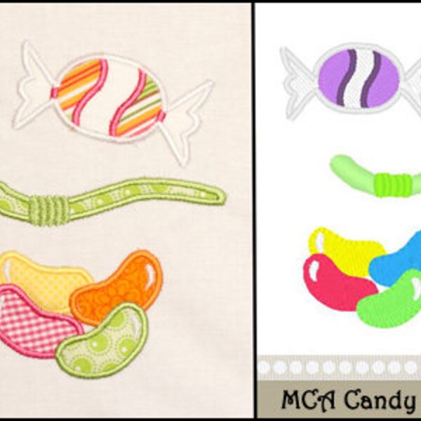 Candy Applique - Etsy