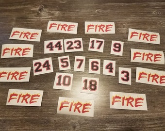 Team Numbers - Etsy