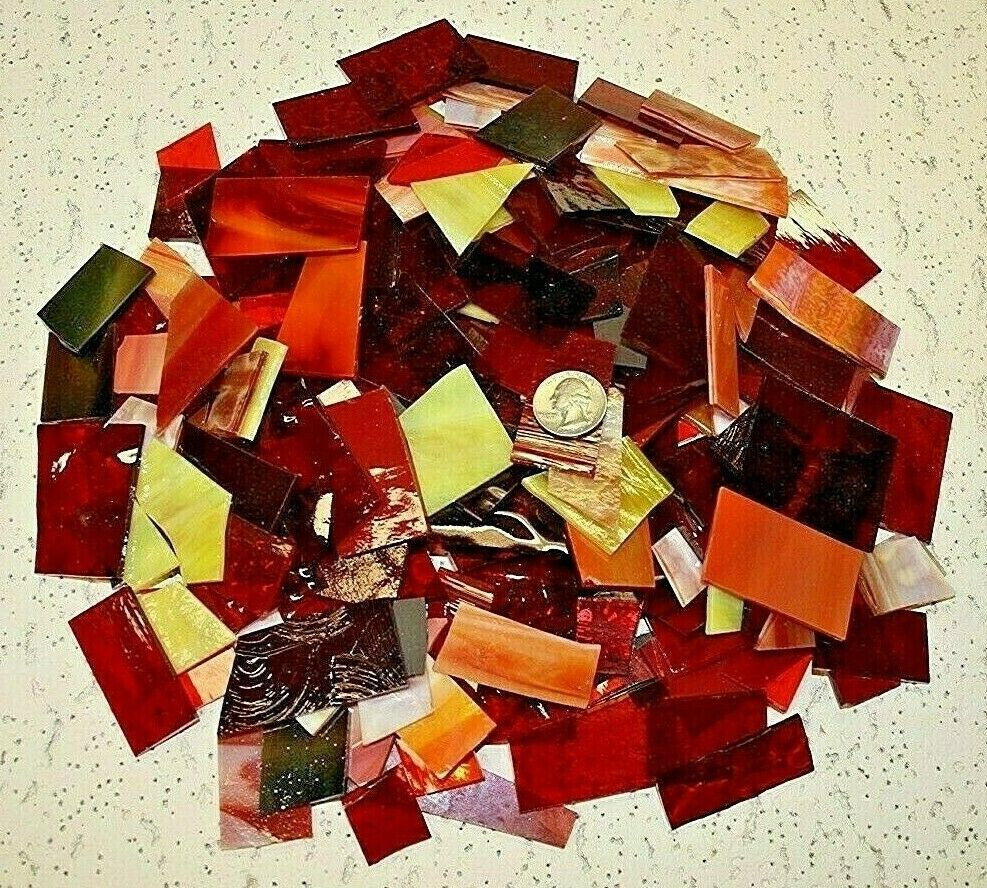 Mosaic Glass Scraps - Stained Glass / Mosaics - 3LB - Etsy