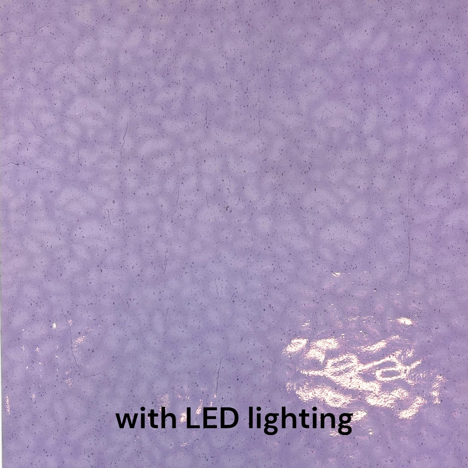 Lilac Ripple Stained Glass Sheet | Wissmach English Muffle Texture - Etsy