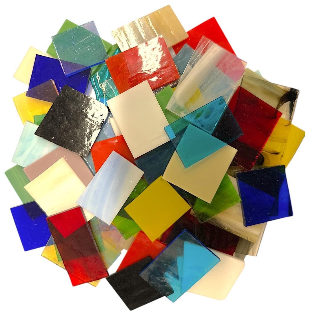 System 96 / Coe 96 Fusing Glass Scraps - 1.5LB - Etsy