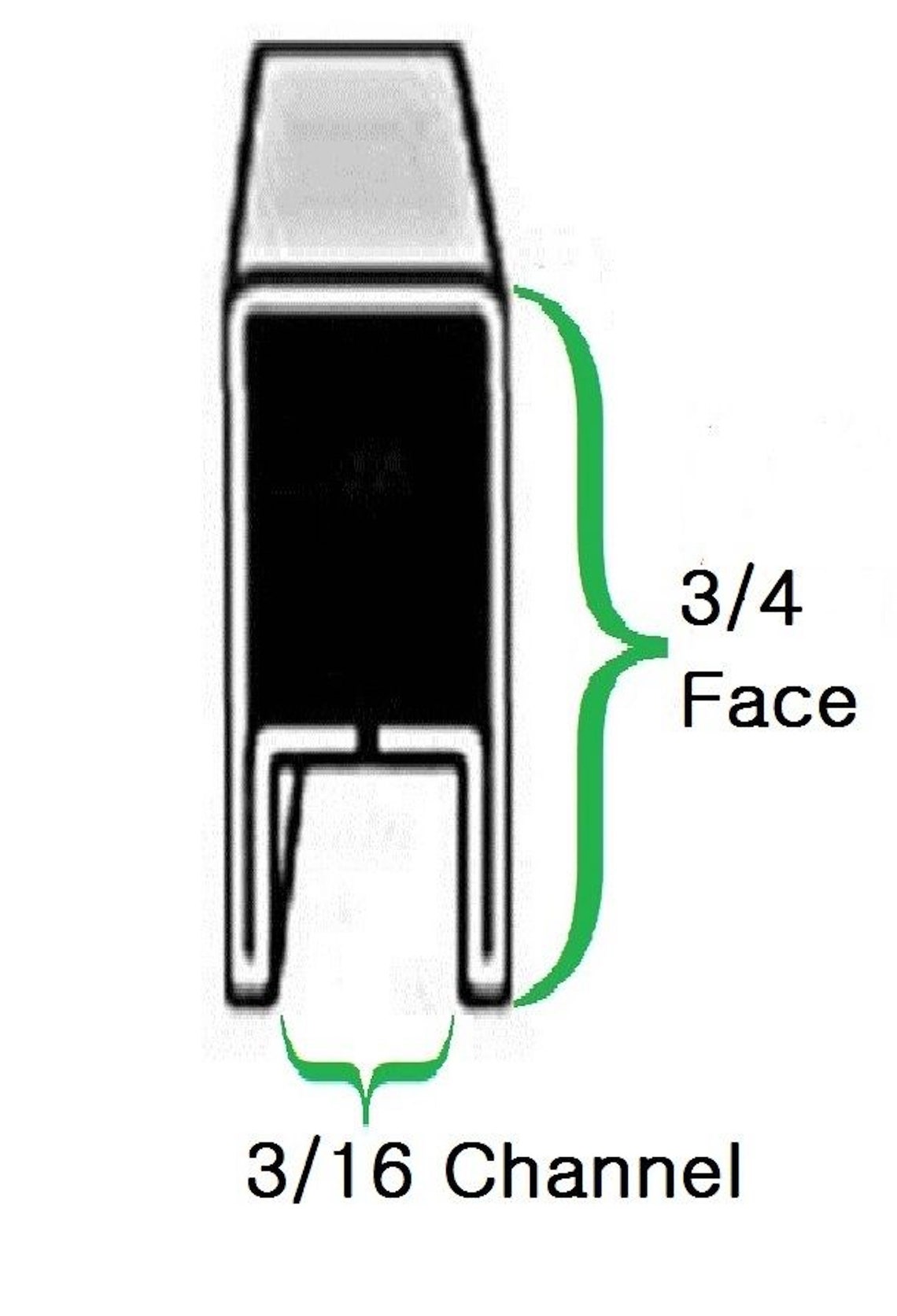 Stained Glass Supplies - U Zinc Border Channels Came by Cascade Metals ...