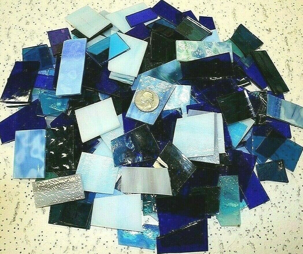 Mosaic Glass Scraps - Stained Glass / Mosaics - 3LB - Etsy