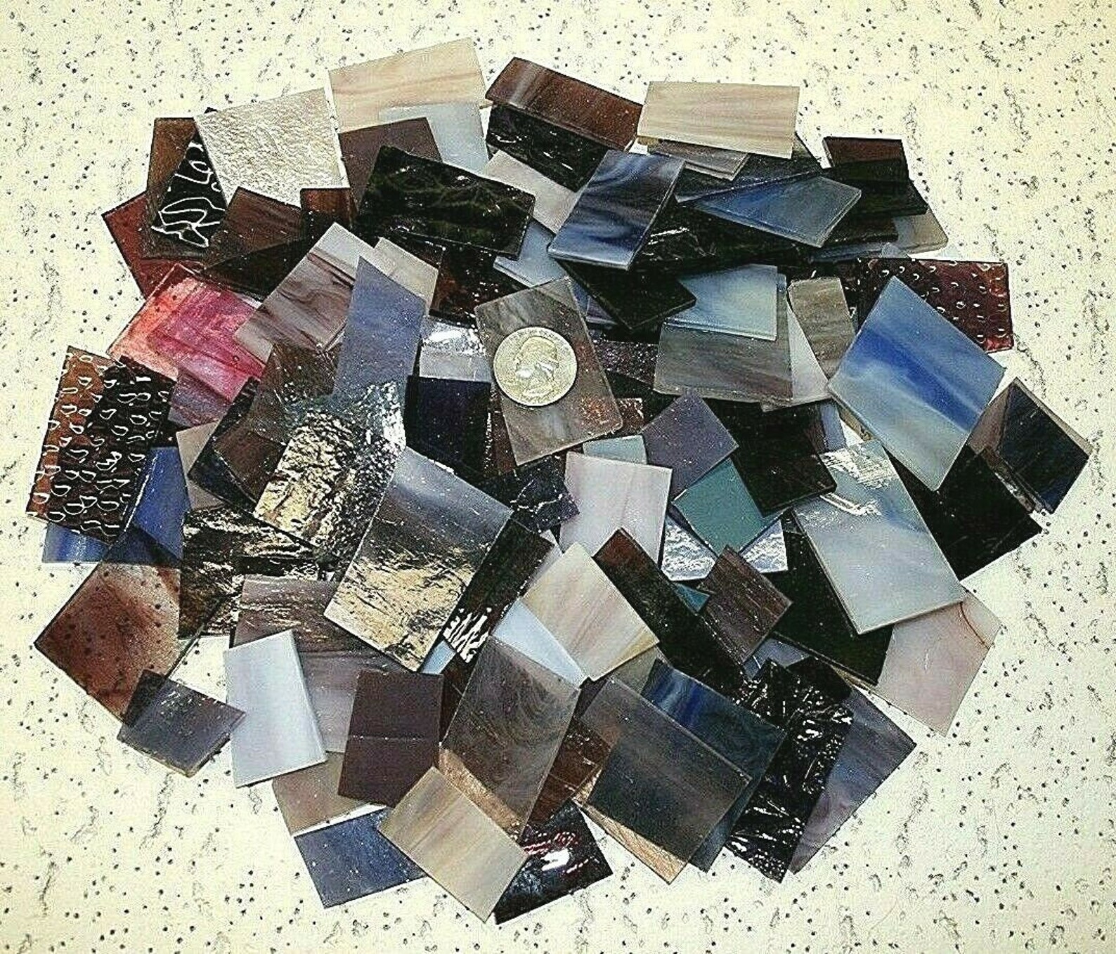 Mosaic Glass Scraps - Stained Glass / Mosaics - 3LB - Etsy
