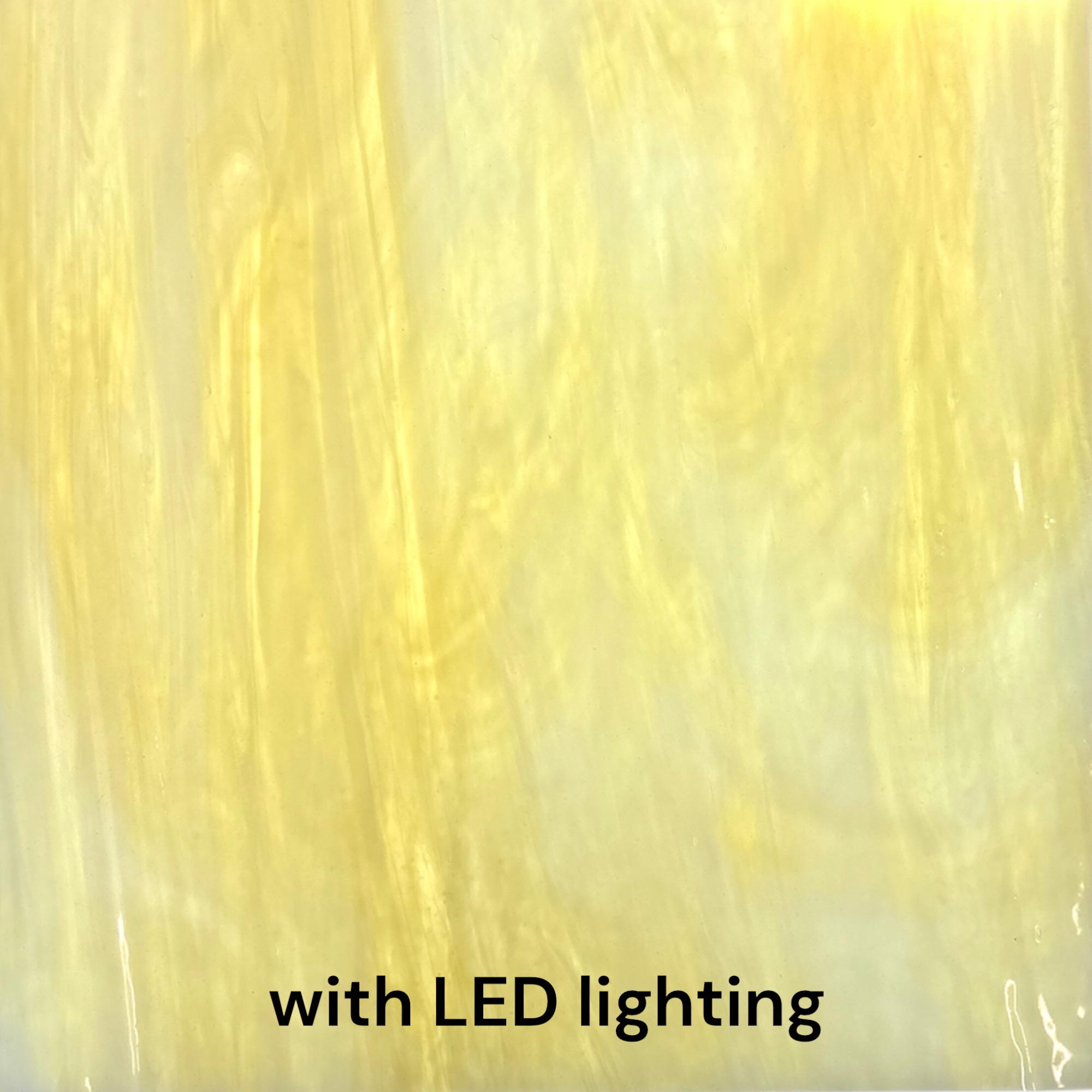 Light Amber Opalescent Wissmach Stained Glass Sheet | for DIY Crafts ...