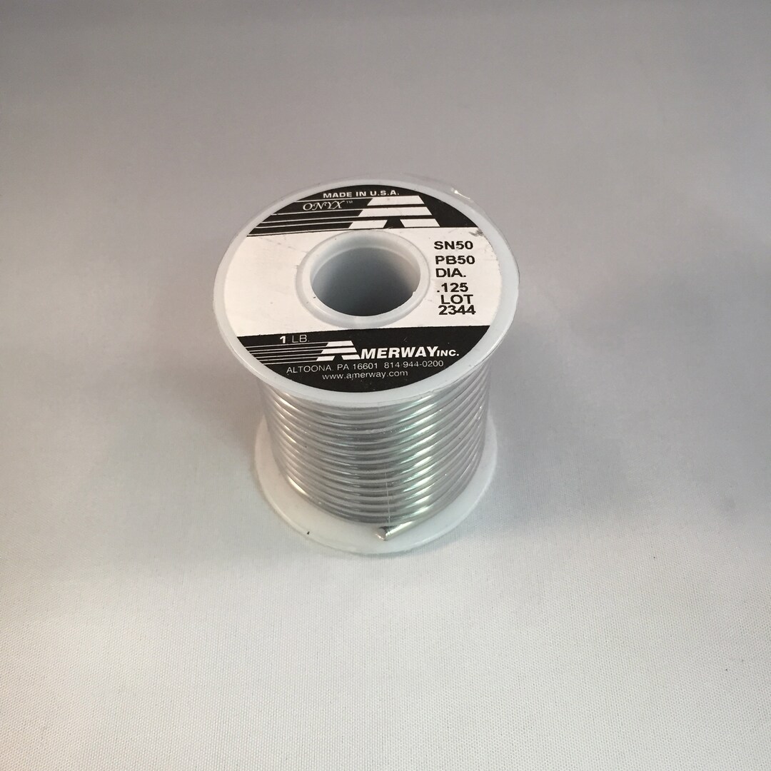 Amerway 50/50 Solid Core Solder for Stained Glass 1 Pound - Etsy