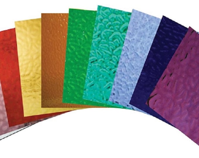 English Muffle Glass Variety Pack - Wissmach Stained Glass (size 8X10 ...