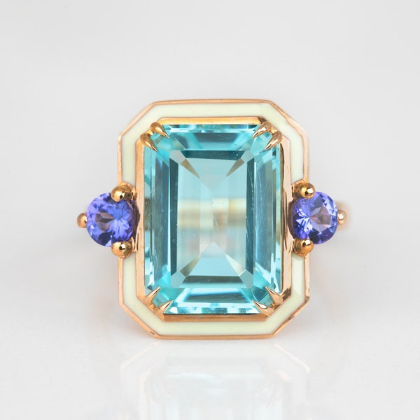 Art Deco Cocktail Ring - Etsy