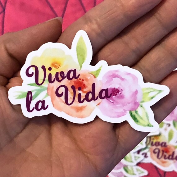 Viva La Vida Vinyl Sticker - Etsy