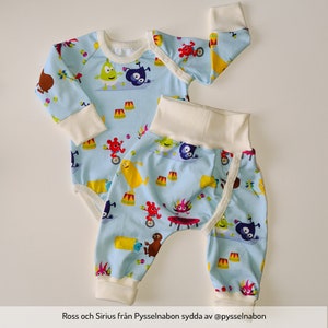 Pdf-mönster SIRIUS Haremsbyxor Strl 56-86 / Pattern Harem Pants Size ...