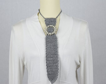 Crochet necktie | Etsy