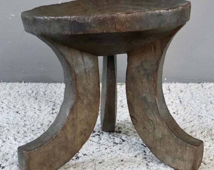 241249 - African Three-legged Stool is Handmade in the Jimma Region ...