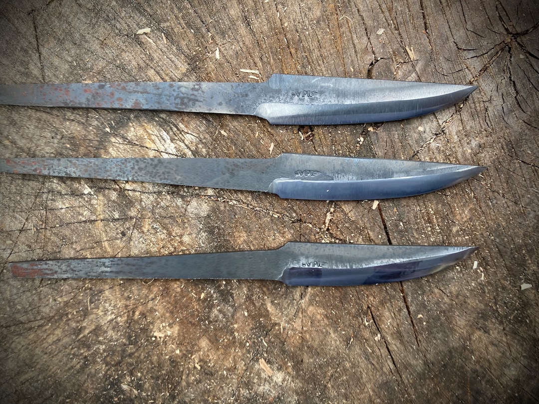 Traditional Puukko Knife Blade Blank for Woodcarving Whittling Camping, Best Gift for Him or Her ...