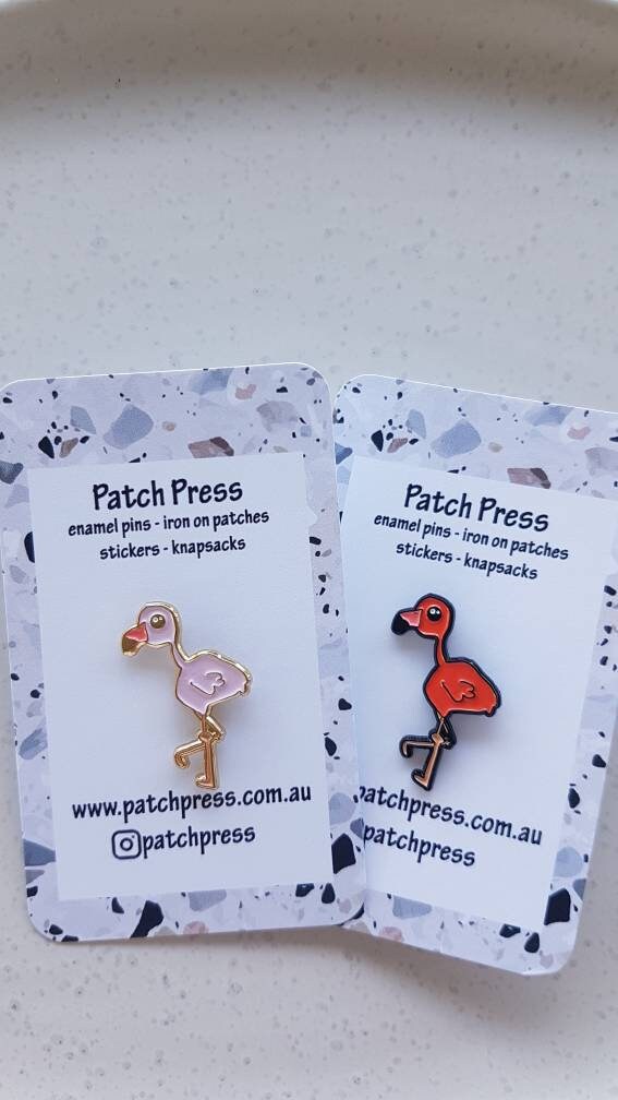 Flamingo Enamel Pin - Etsy