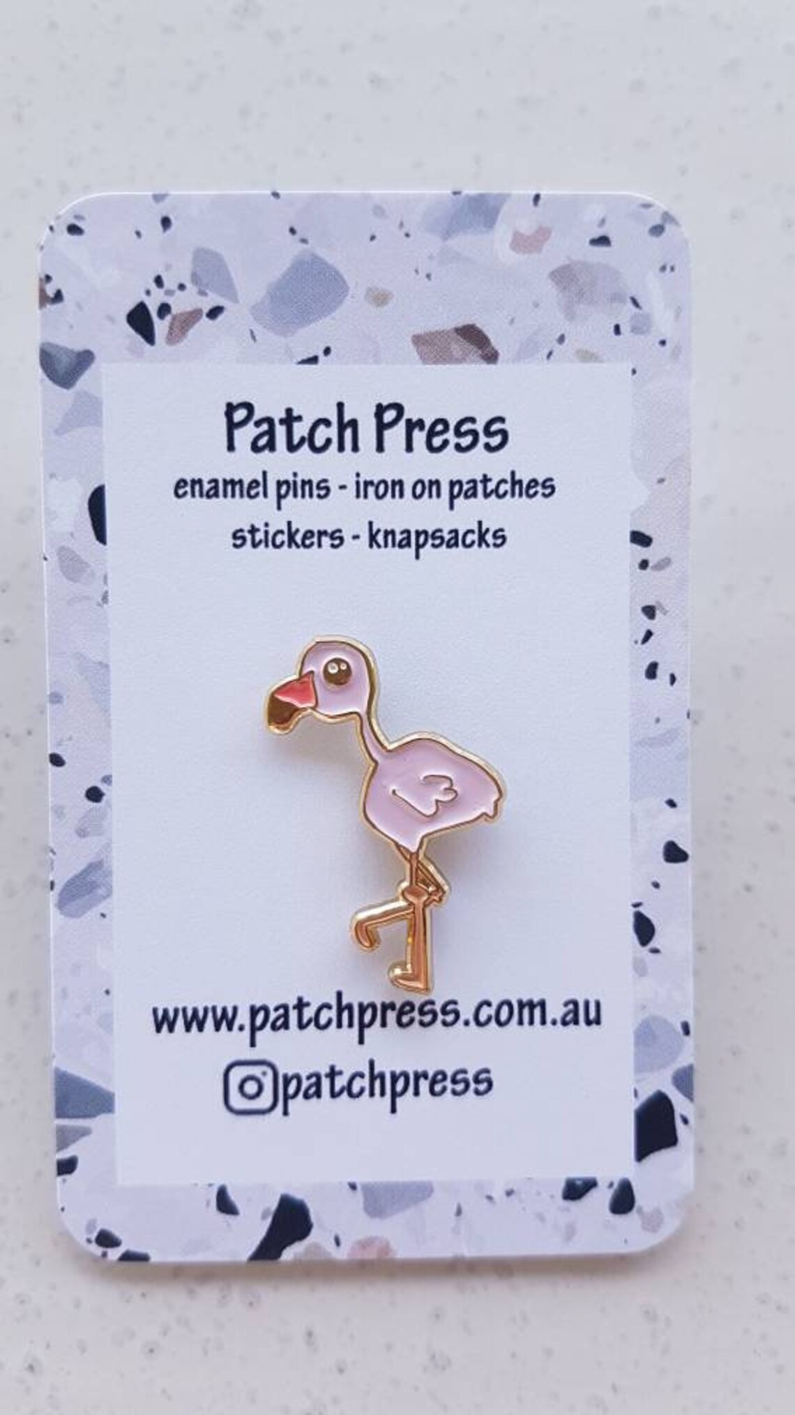 Flamingo Enamel Pin - Etsy