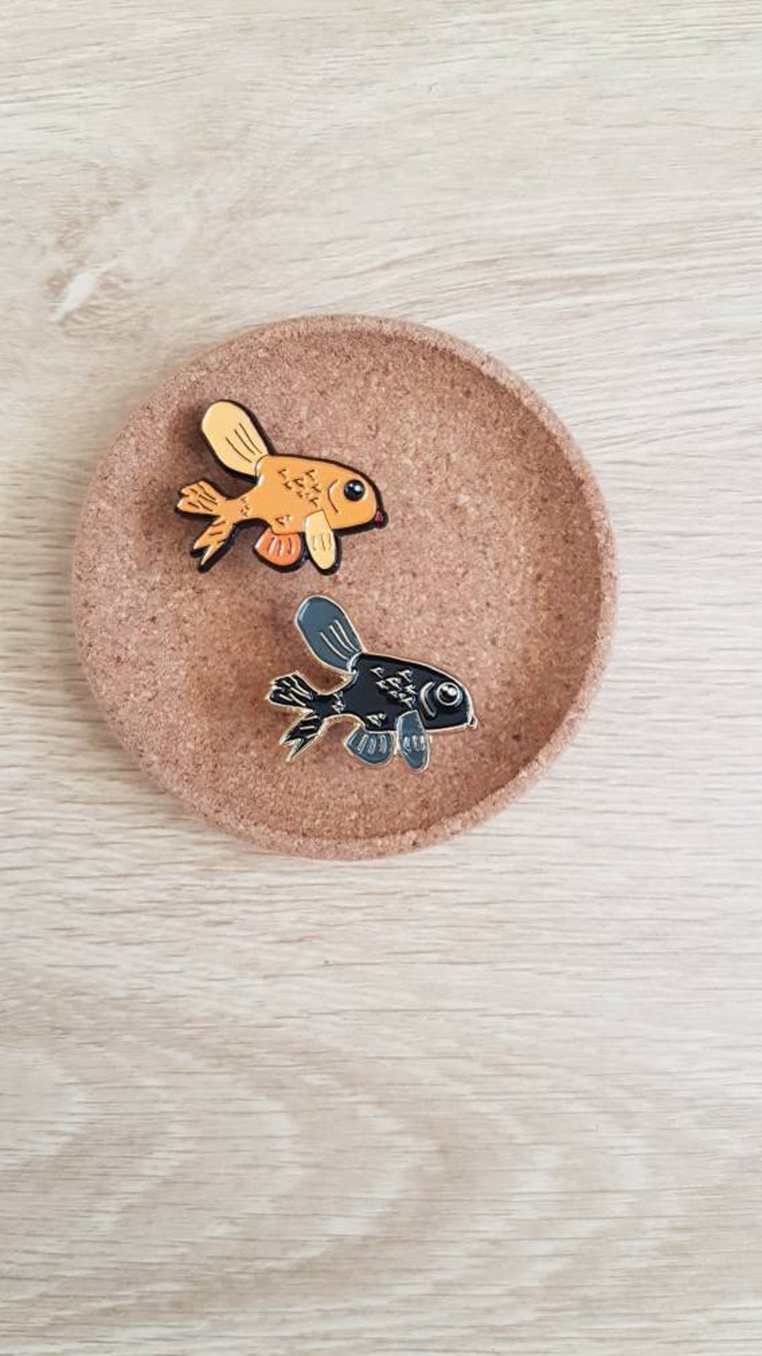 Goldfish Enamel Pin - Etsy