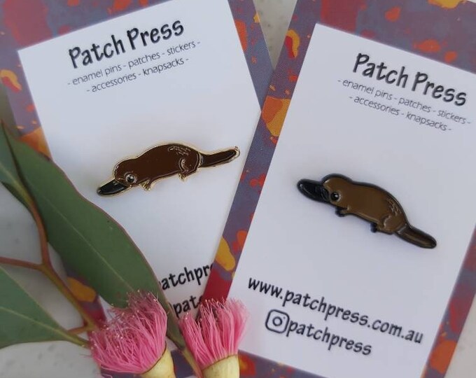 Platypus Enamel Pin - Etsy