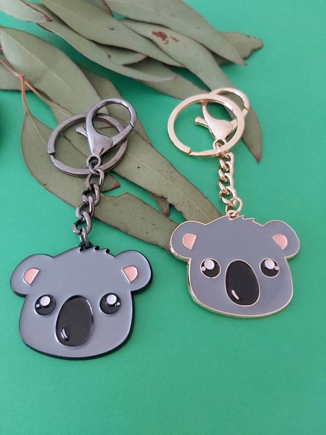 Koala Emaille Schlüsselanhänger - Schlüsselanhänger, Taschenanhänger ...