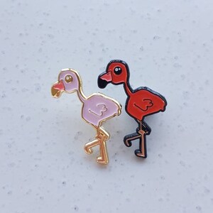 Flamingo Enamel Pin - Etsy