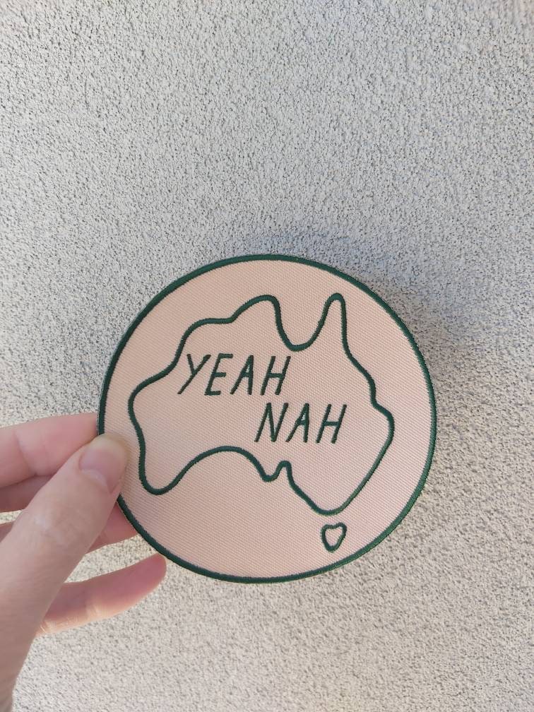 Yeah Nah Aussie Saying Australian Iron on Patch | Etsy